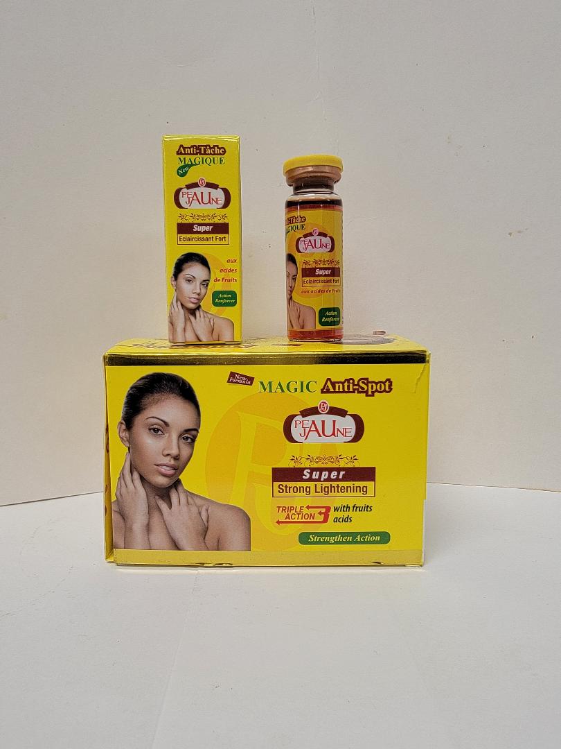 Peau Jaune Anti-Taches Magique Super Eclairscissant – Ladybee