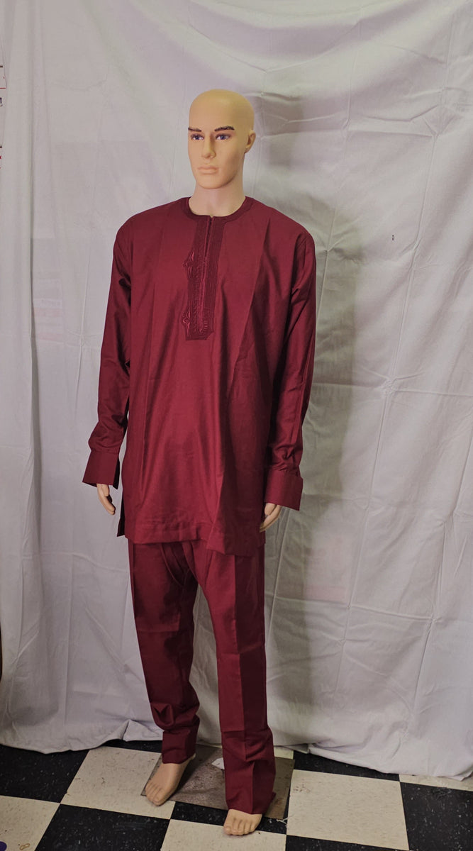 AGBADA MEN'S CLOTHING COMPLETE SET OUTFIT 3 PIECES – Ladybee