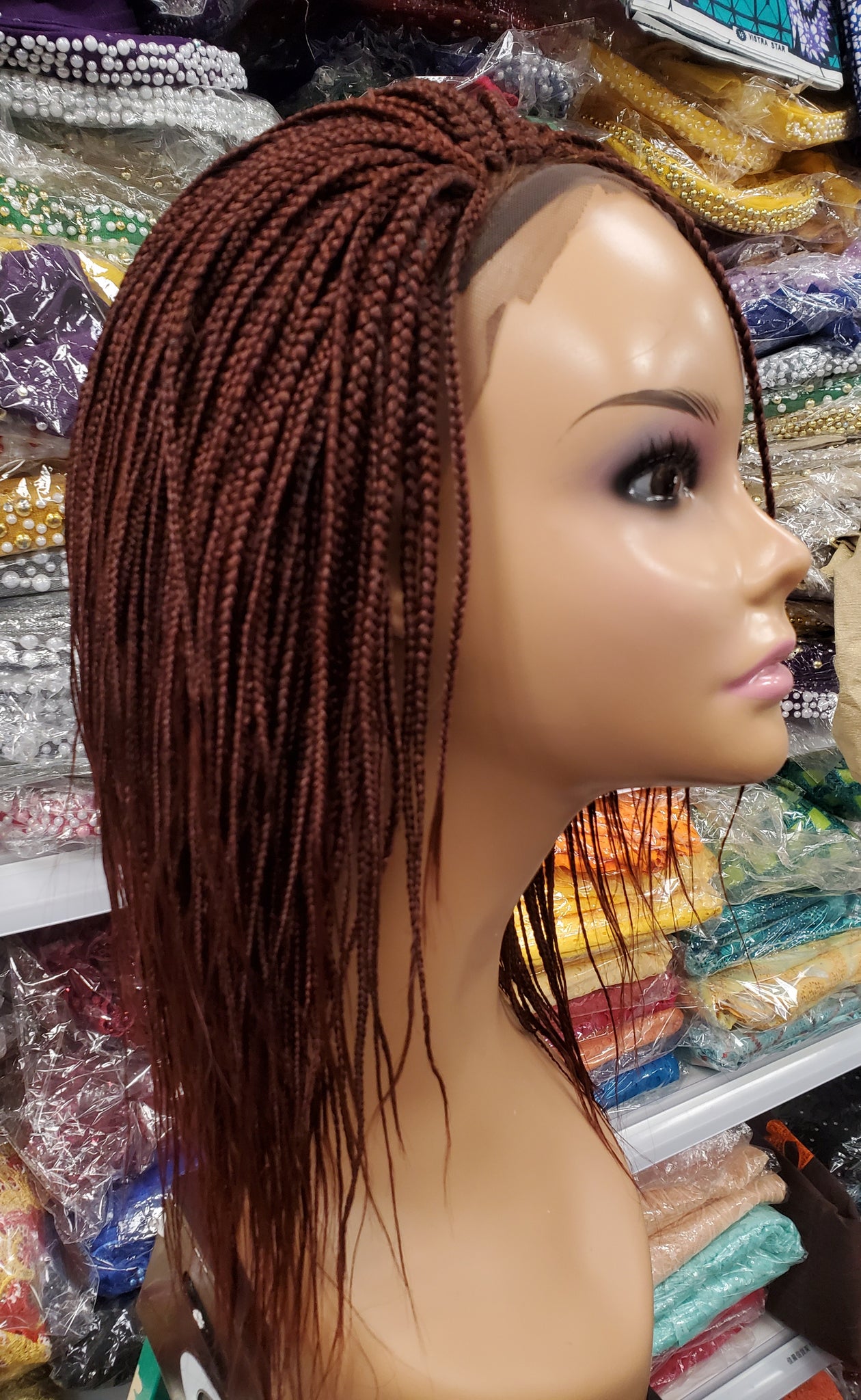 BEAUTIFUL LACE FRONT BRAIDED WIG – Ladybee Swiss Lace LLC