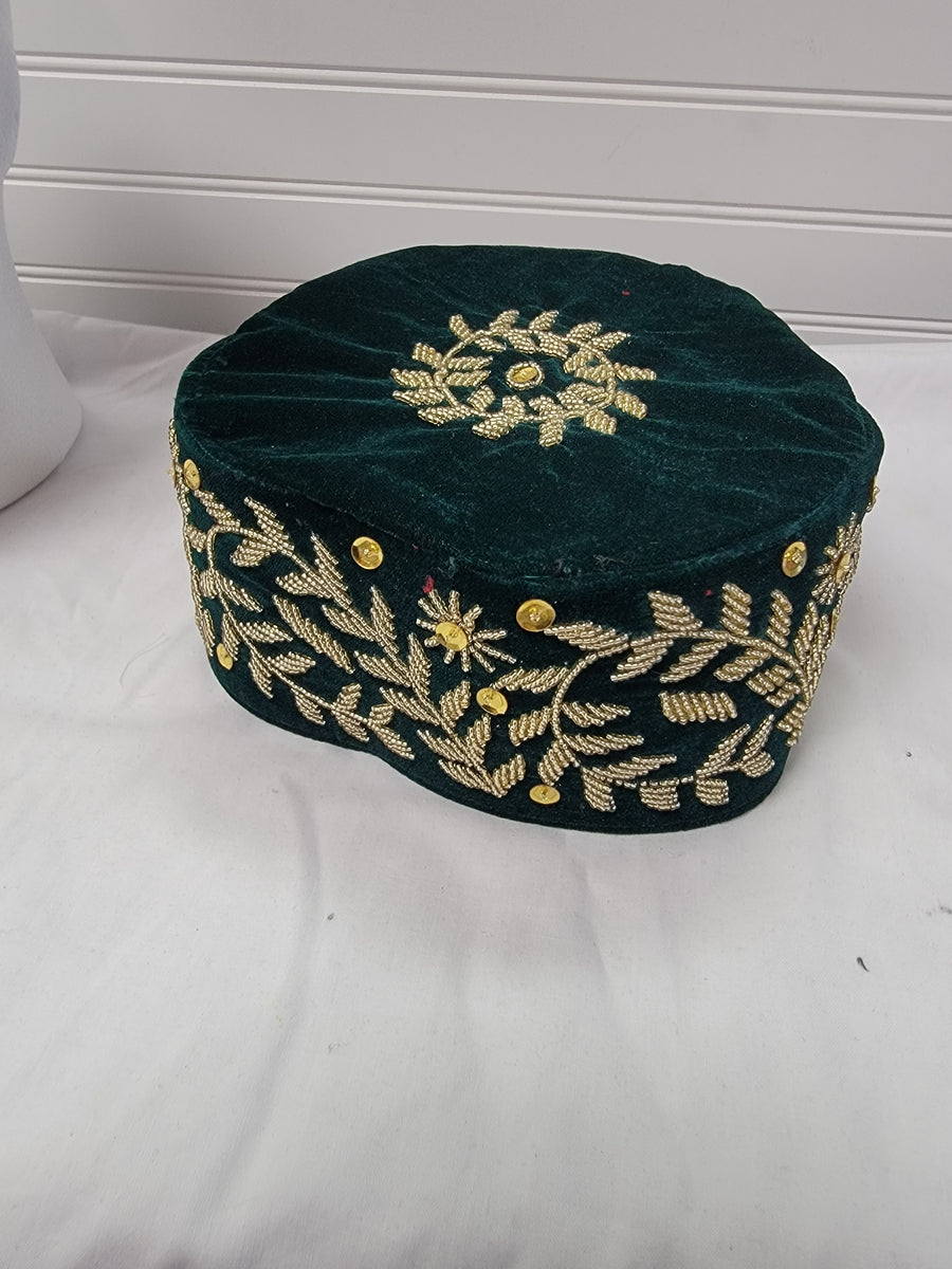 Green Men Luxury African wedding men Cap – Ladybee