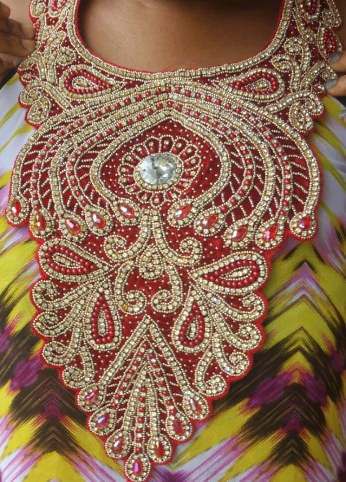 African Neckline Applique 14 – Ladybee